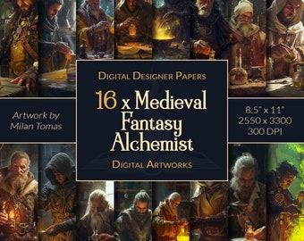 Victorian Nobility Digital Artworks Pack Set of 16 Digital Papers ...