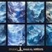 Fantasy Glaciers Digital Paper Pack: Scrapbook & Junk Journal (digital ...
