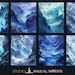 Fantasy Glaciers Digital Paper Pack: Scrapbook & Junk Journal (digital ...