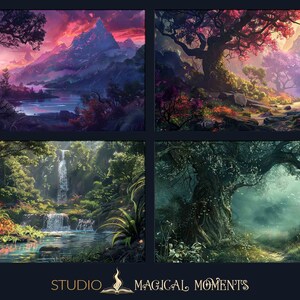 Feywild Digital Paper Pack: Scrapbook & Junk Journal Art (digital ...