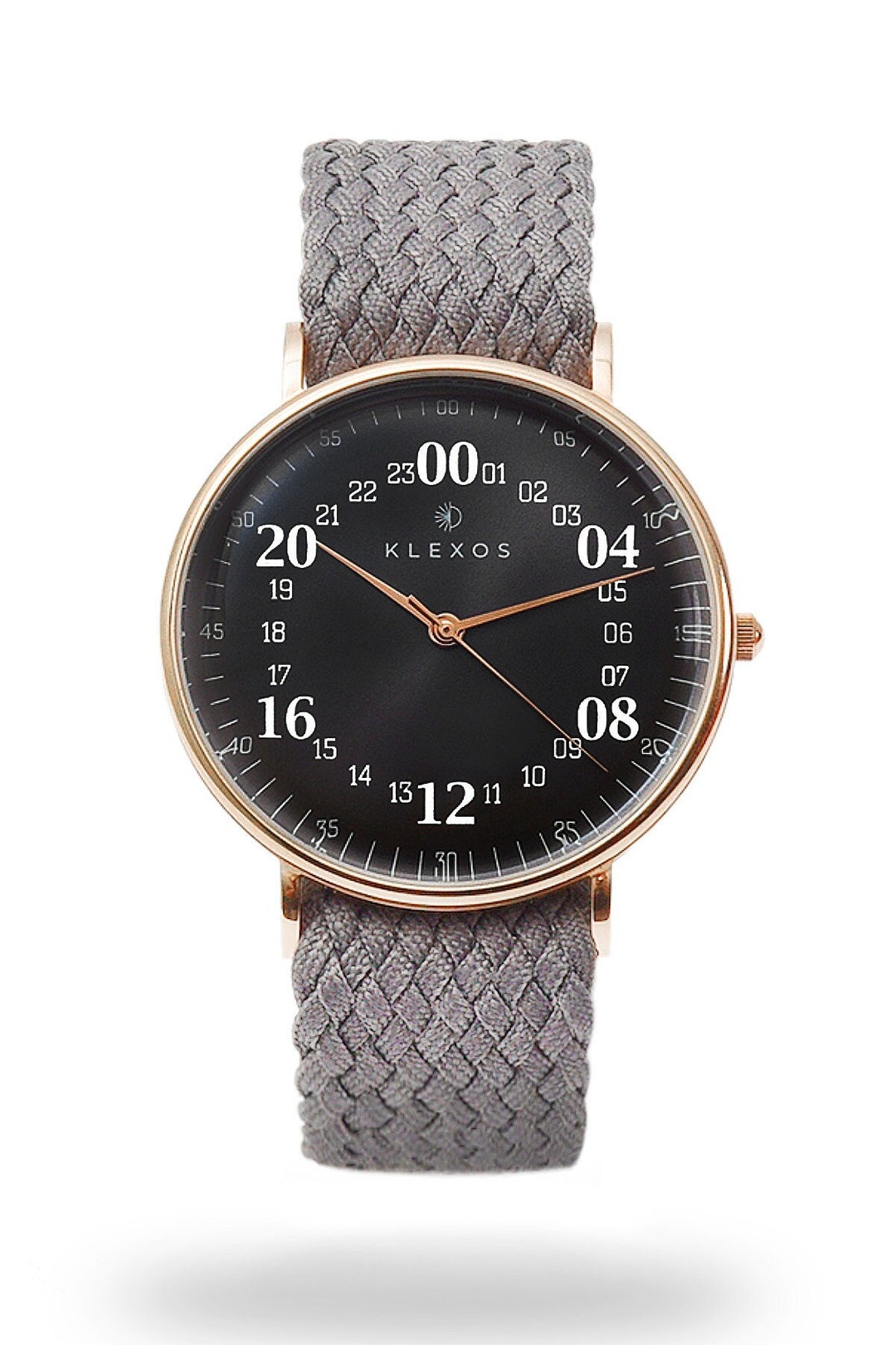 KLEXOS 24 Hour Watch Dream Stonehenge Rose Gold Casual Minimalist Wrist ...