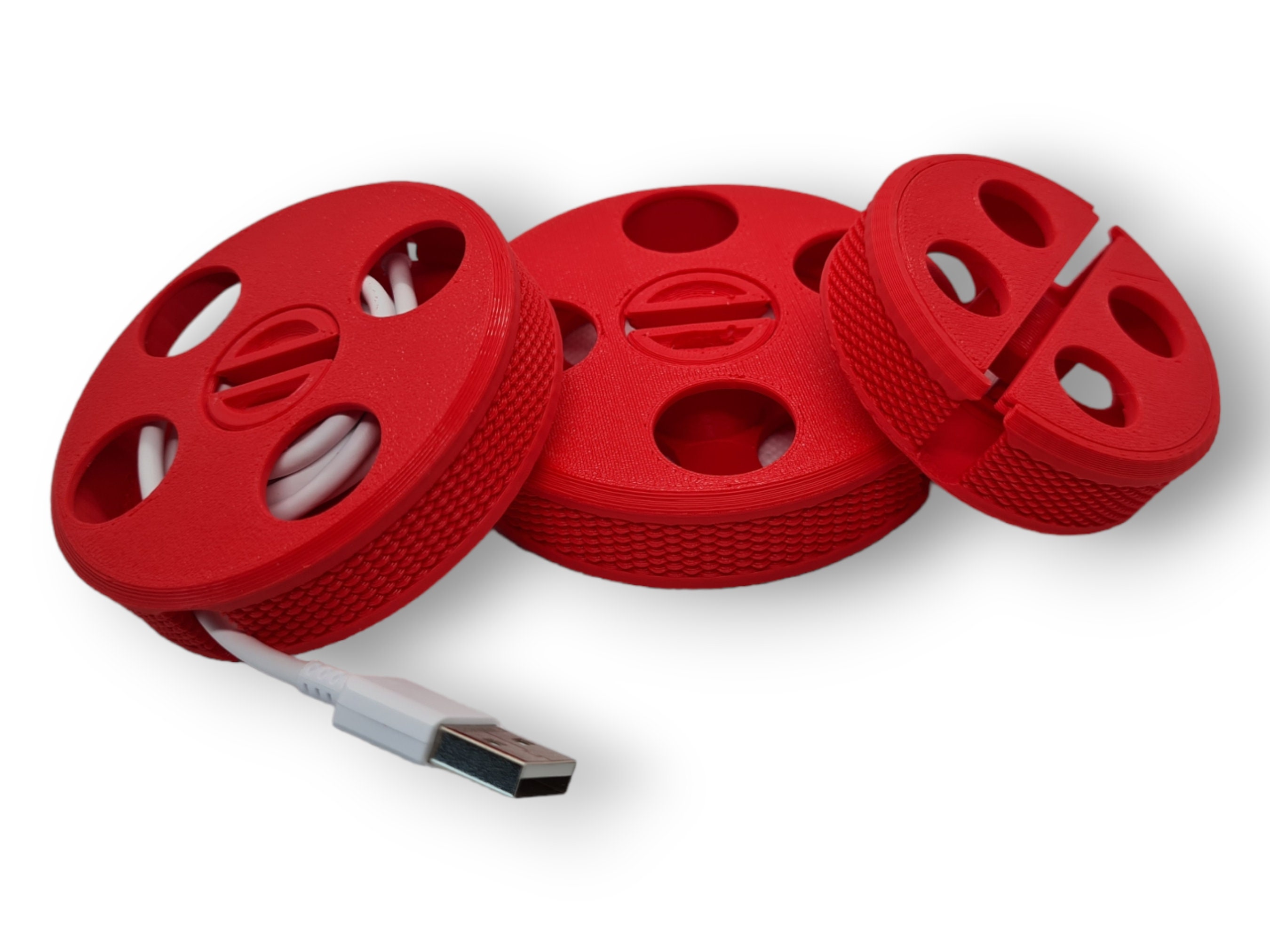 Cable Holder Organizer Many Colors, Red Pack 3 3 Sizes M-L-XL Cable ...