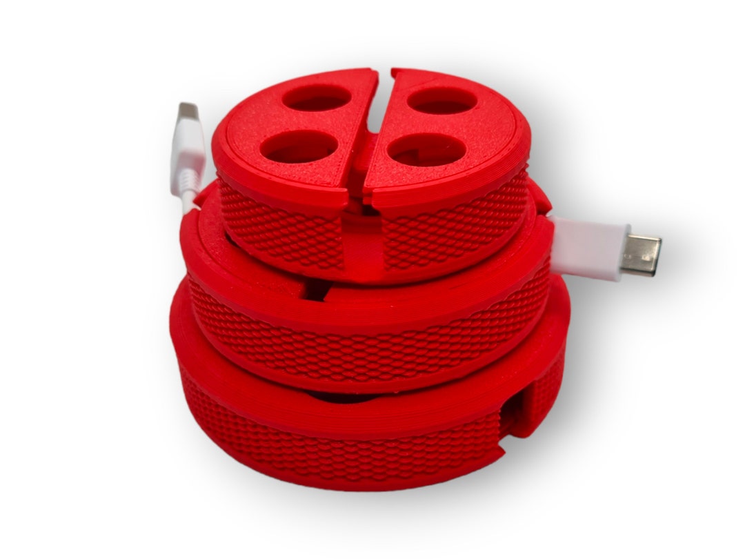 Cable Holder Organizer Many Colors, Red Pack 3 | 3 Sizes M-L-XL | Cable ...