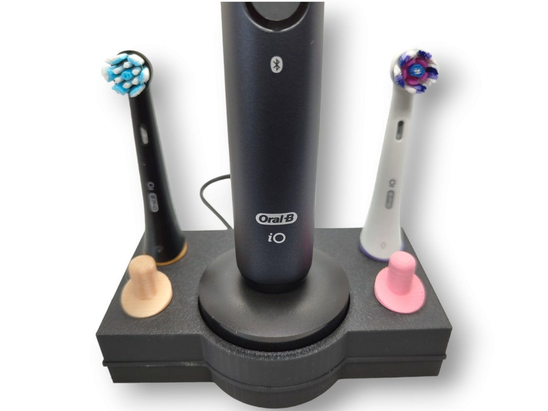 Oral B Io 7,8 & 9 Electric Toothbrush Holder Stand Organiser Black Hide ...