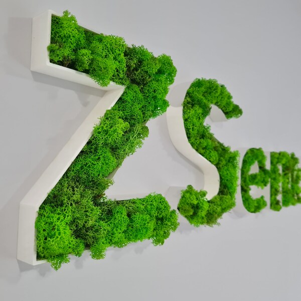 Moss Letters - Etsy