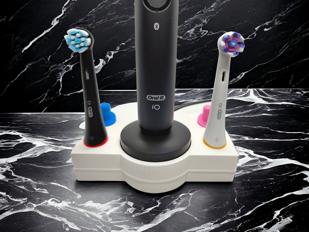 Oral B Io 7,8, & 9 Electric Toothbrush Holder Stand Organiser White ...