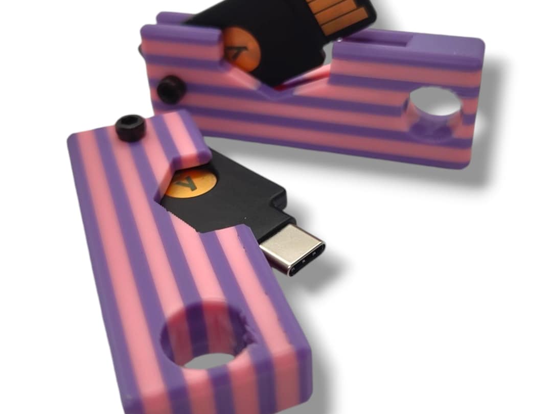 Yubikey 5 NFC Case | Yubikey NFC Fido Case | Yubikey Usb or Usbc ...