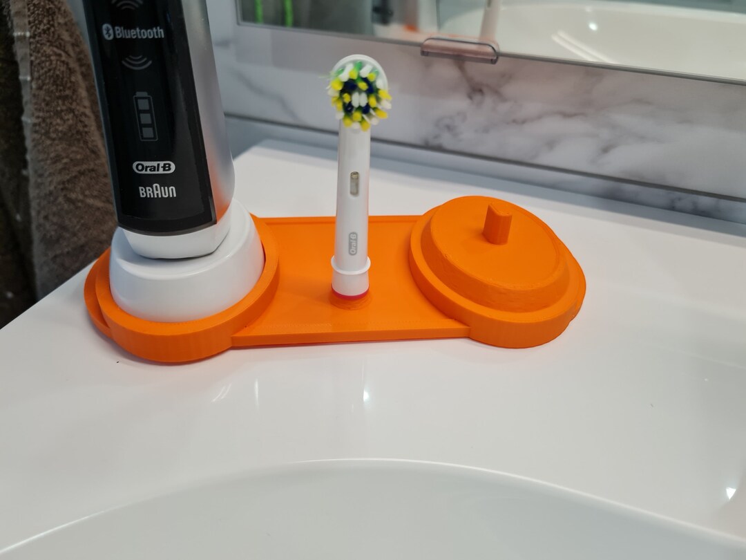 Oral B Charger Mount Sockets Orange | Toothbrush Head Holder Stand ...