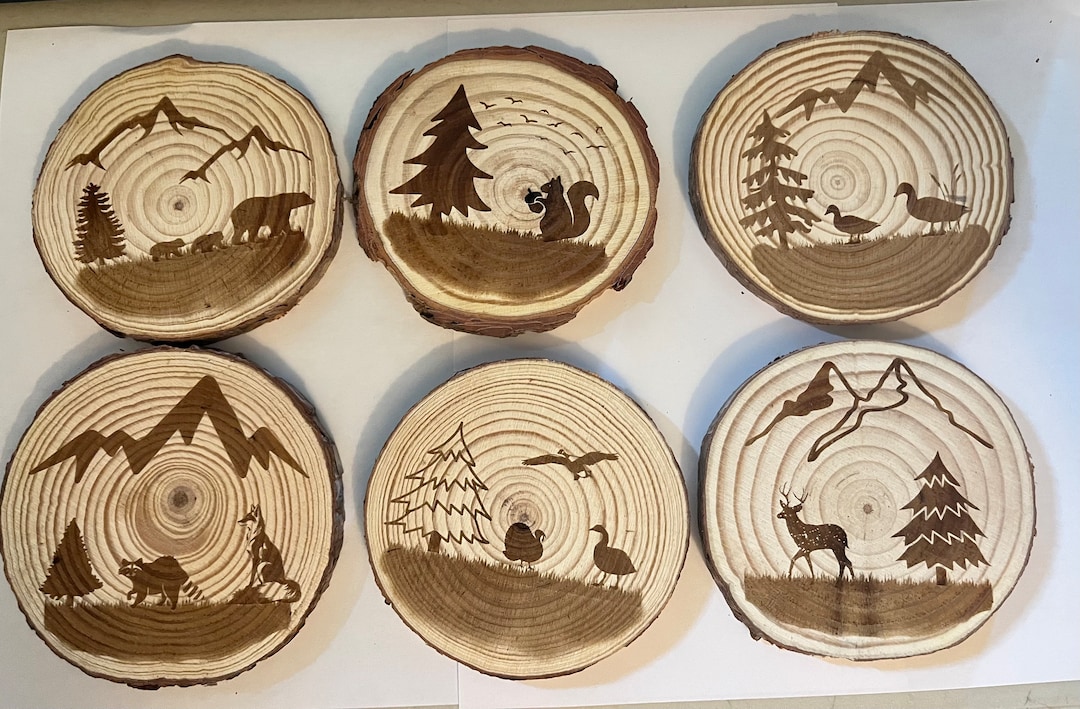 Nature Scenery Coasters - Etsy