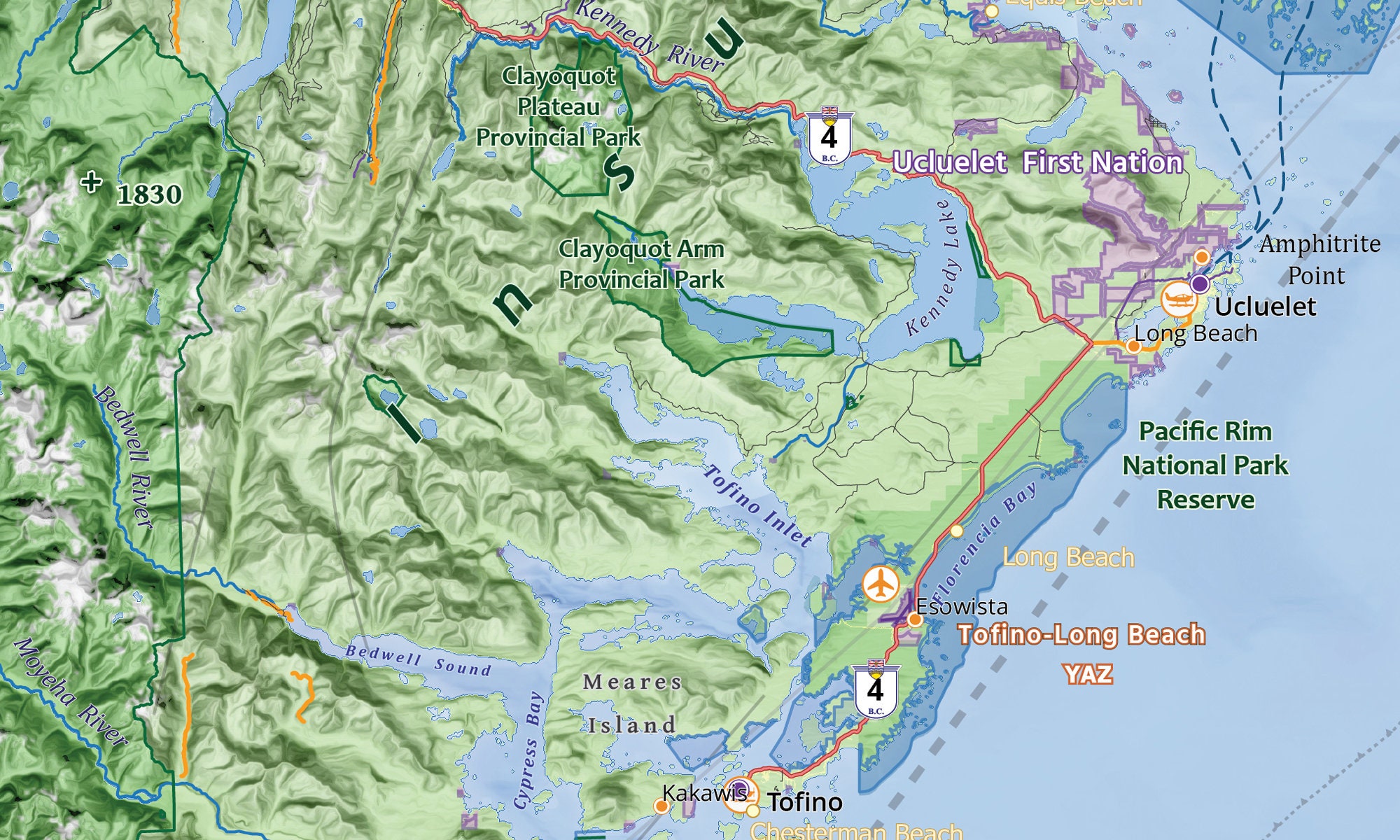 The Salish Sea Map - Etsy