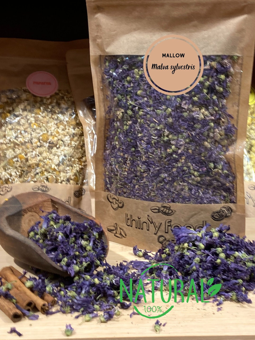 Mallow Flowers Blue Mallow Flowers Mallow Flowers Tea Herbalist Organic ...