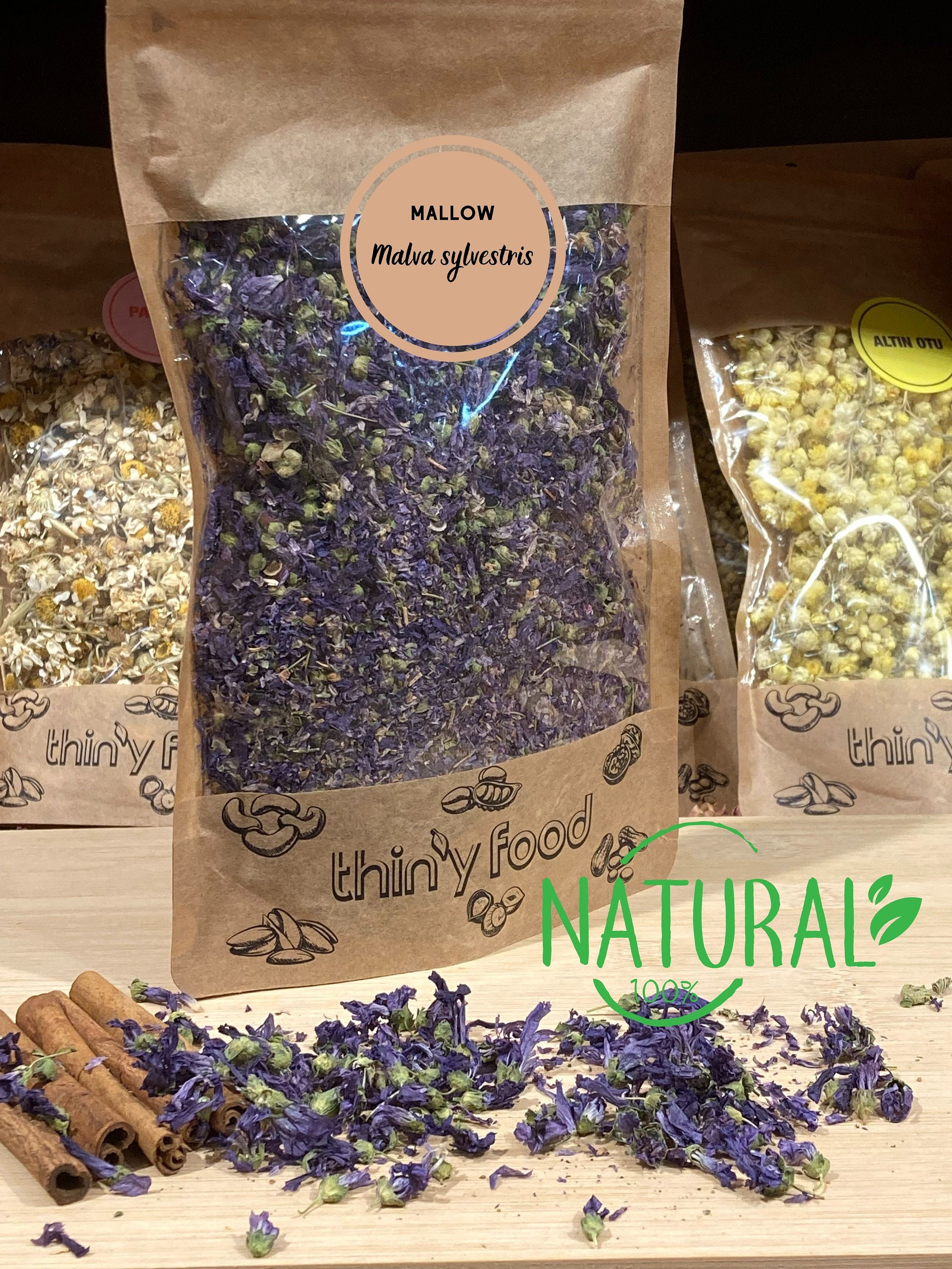Mallow Flowers Blue Mallow Flowers Mallow Flowers Tea Herbalist Organic ...