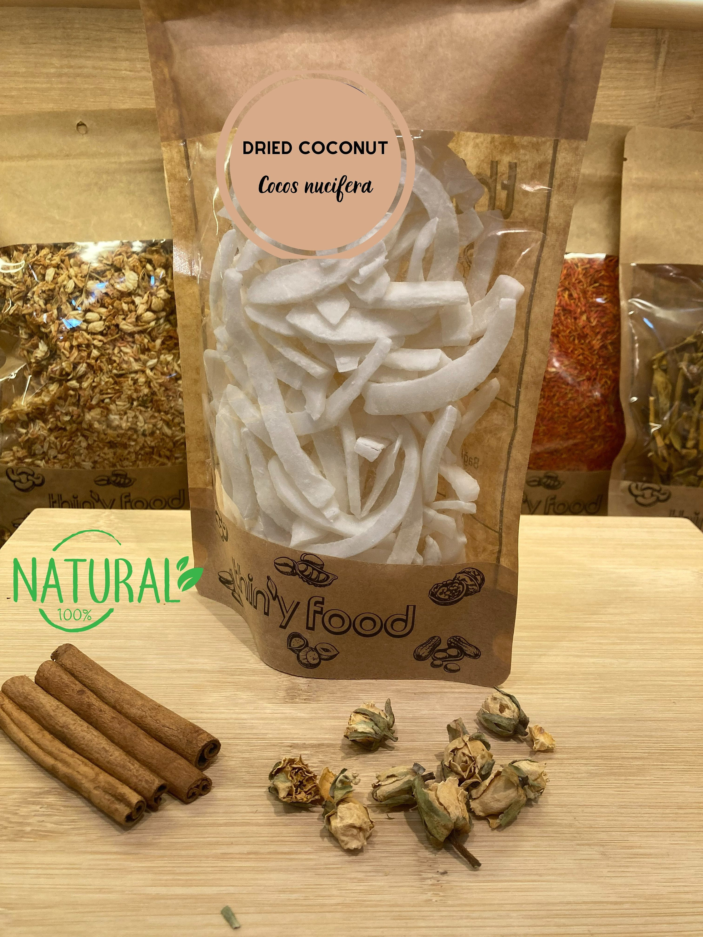 Dried Coconut Slices | Dried Organic Coconut Flakes | Dehydrated Fruits ...