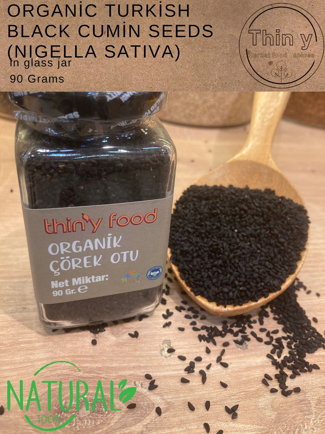 100% Turkish Organic Black Cumin Seeds NIGELLA SATIVA Nigella Seeds ...