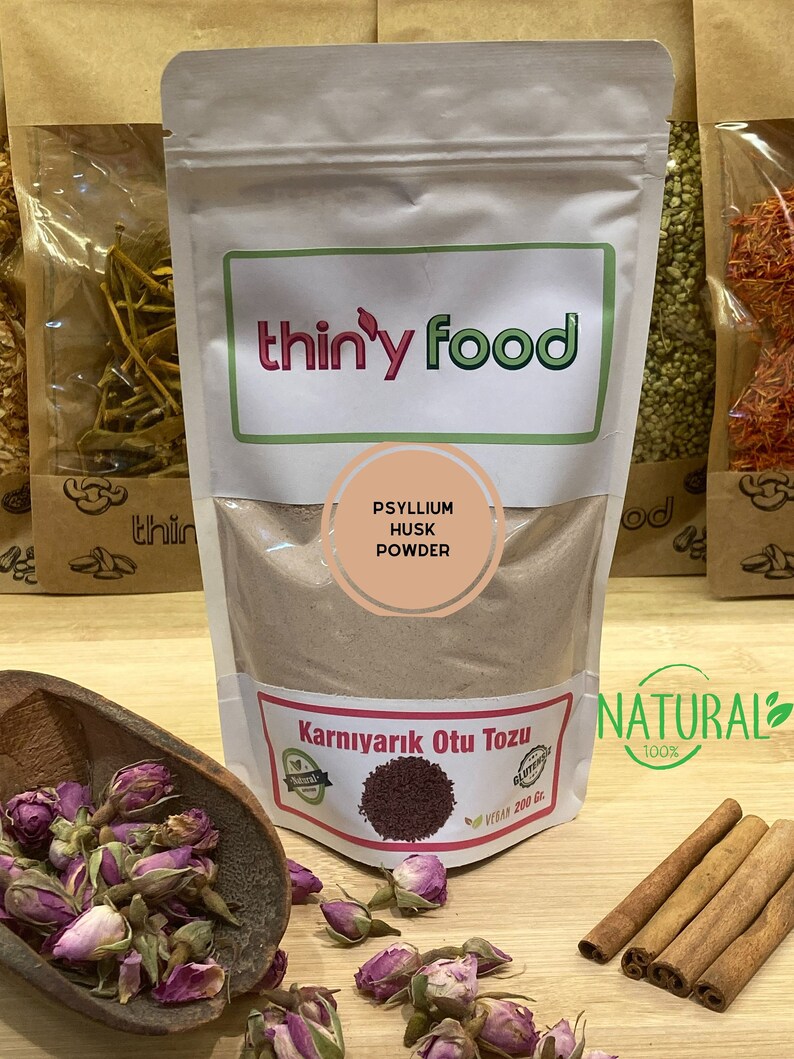 Psyllium Husk Powder | 100% Pure & Natural High Fibre | ( 200 Gram - 7. ...