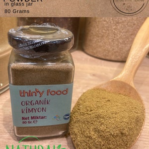 100% Turkish Organic Cumin Dried Seeds Powder 80 Gr Cuminum - Etsy