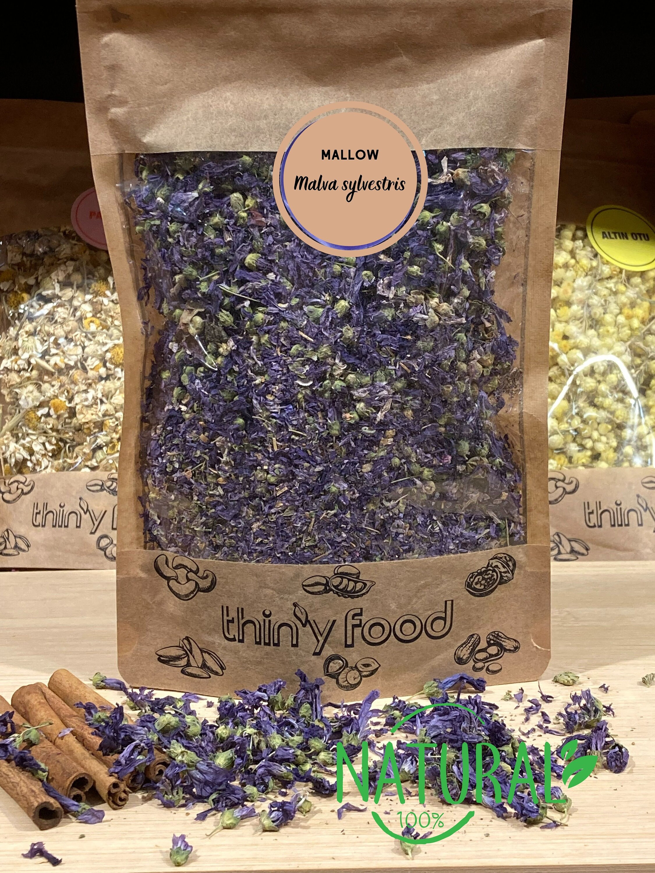 Mallow Flowers Blue Mallow Flowers Mallow Flowers Tea Herbalist Organic ...