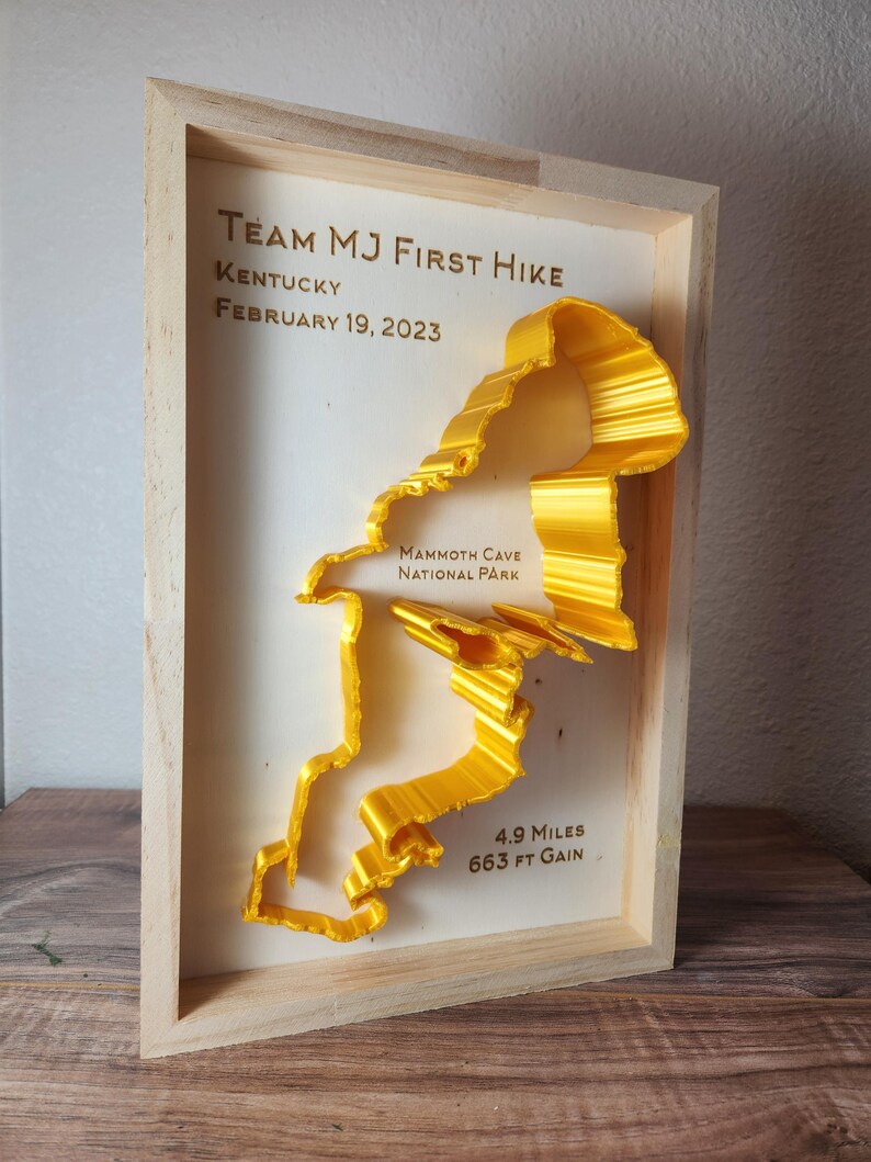 Custom 3D Hiking Trail Model - GPX Sculpture of Ultra, MTB, Trail ...