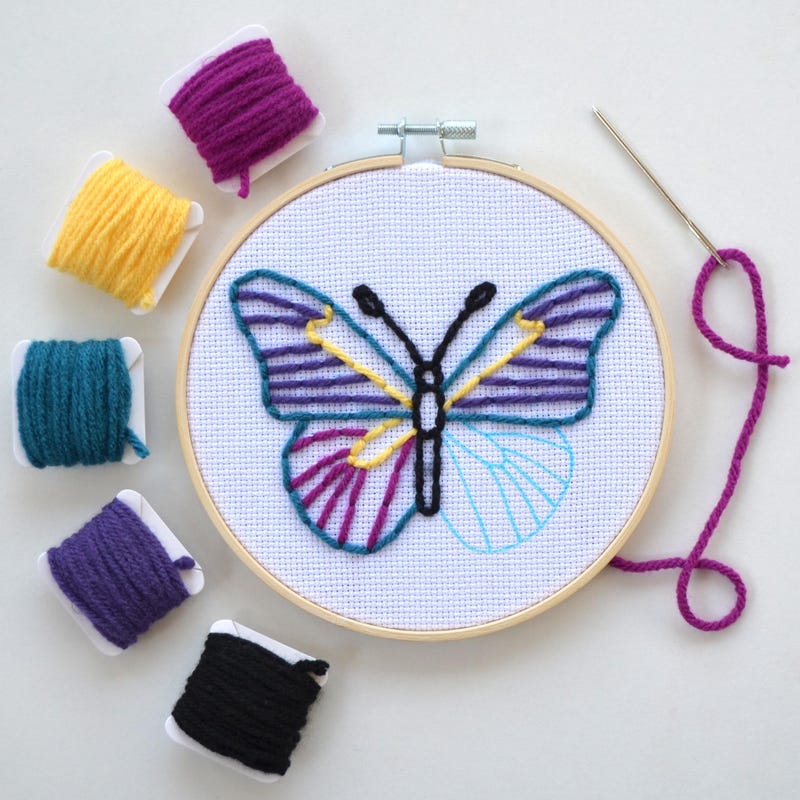Beginner Embroidery Kit - Etsy