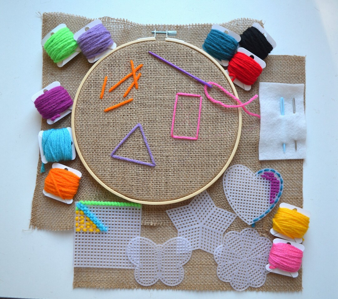 Deluxe Learn to Sew Kit, Montessori Sewing Kit, Sewing Craft for Kids ...