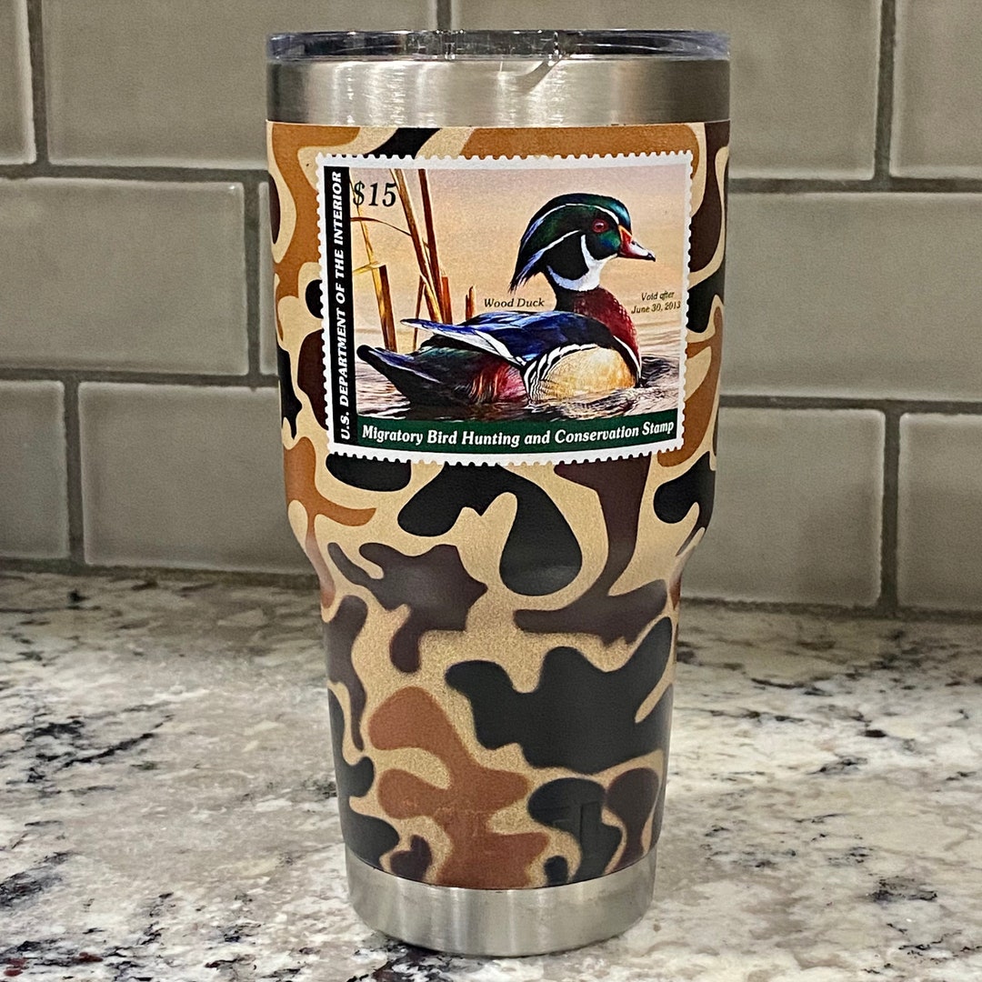 Yeti 30 Oz Tumbler Duck Stamp Old Camo 2013 WOOD DUCK - Etsy