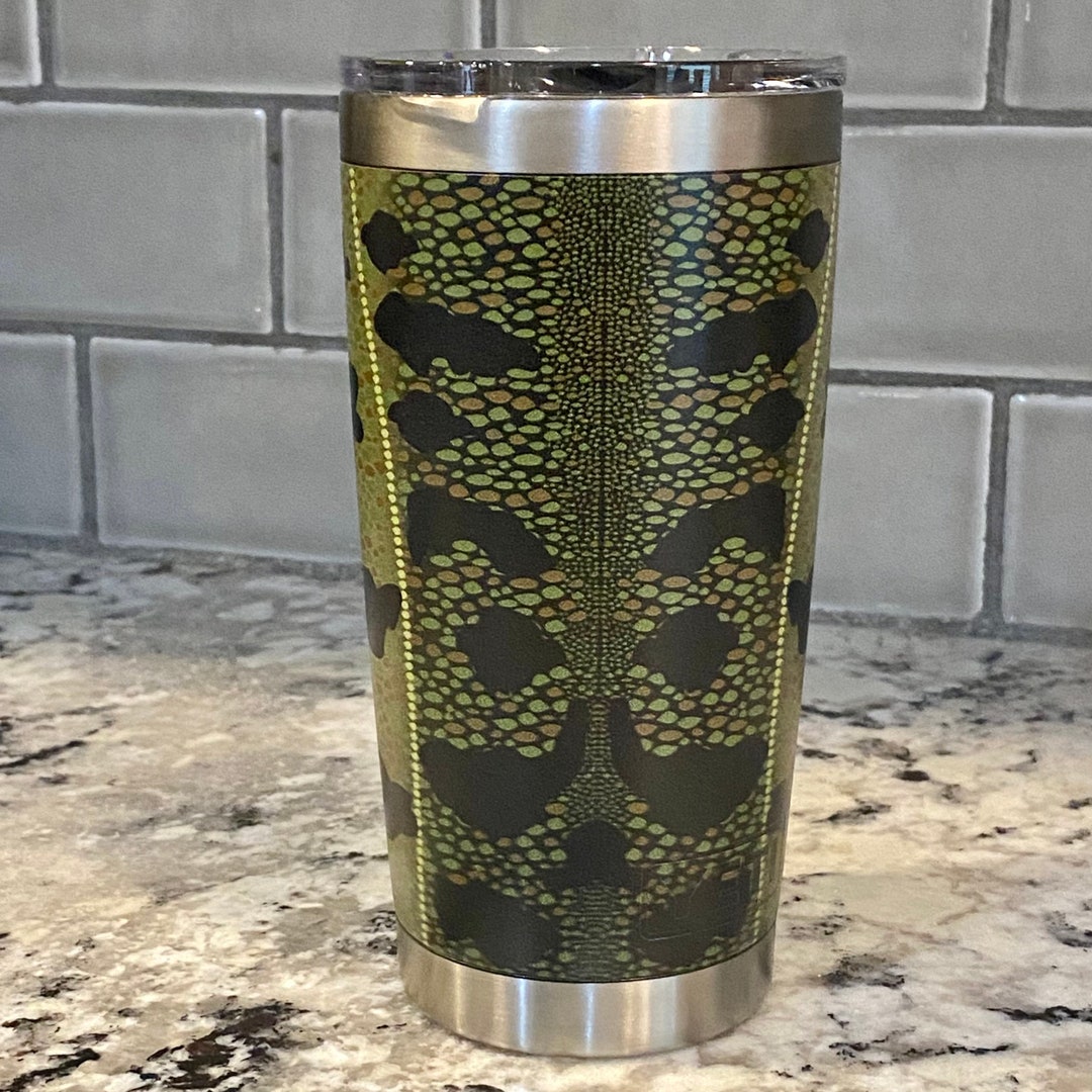 Yeti 20 Oz Tumbler LARGEMOUTH BASS Full Wrap - UV Printed Permanent - Etsy