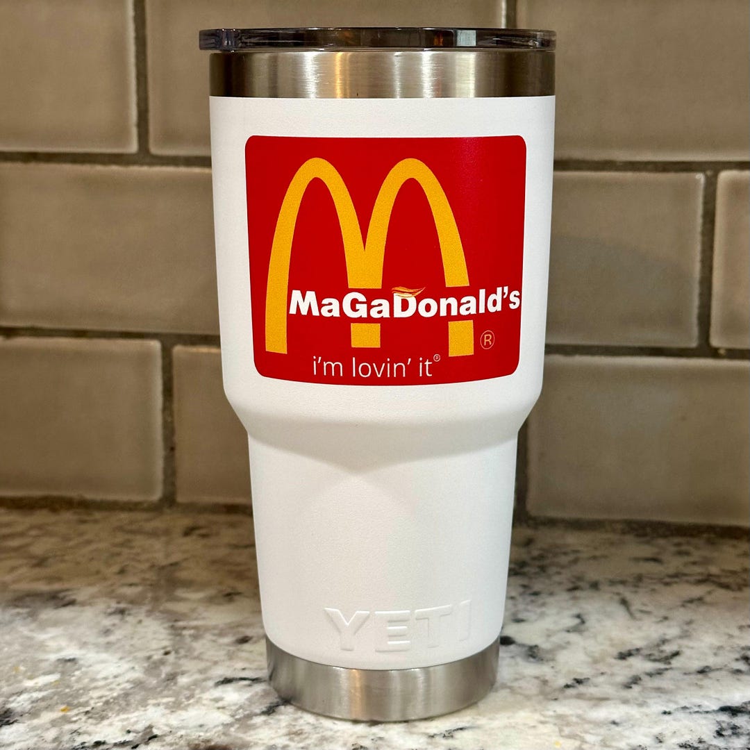 Yeti 30 Oz Trump Magadonald Tumbler - Etsy