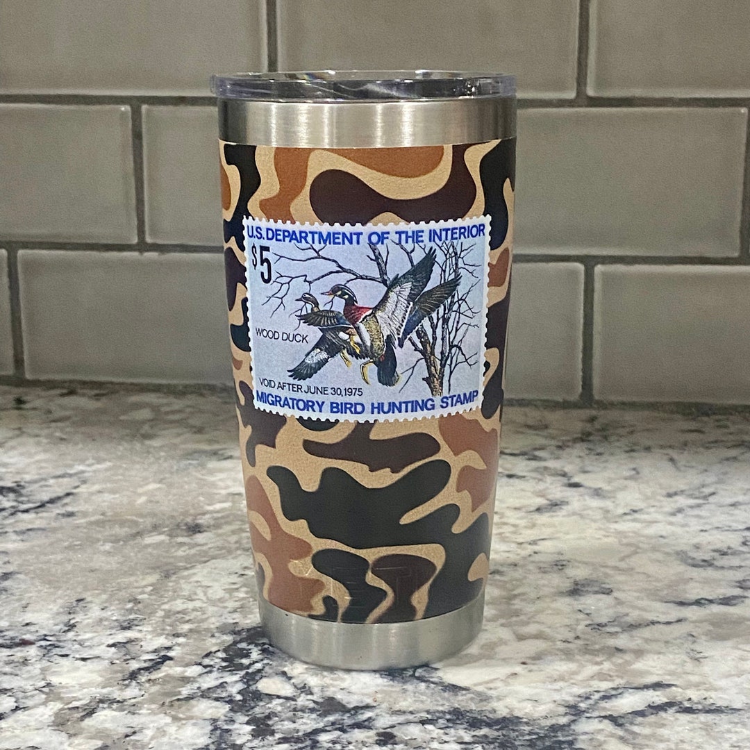 Yeti 20 Oz Tumbler Duck Stamp Old Camo 1975 WOOD DUCKS FLYING - Etsy