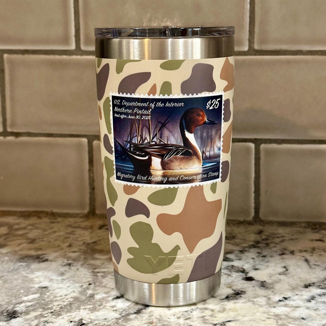 Yeti 20 Oz Tumbler Duck Stamp Old School Camo 2025 Northern Pintail ...