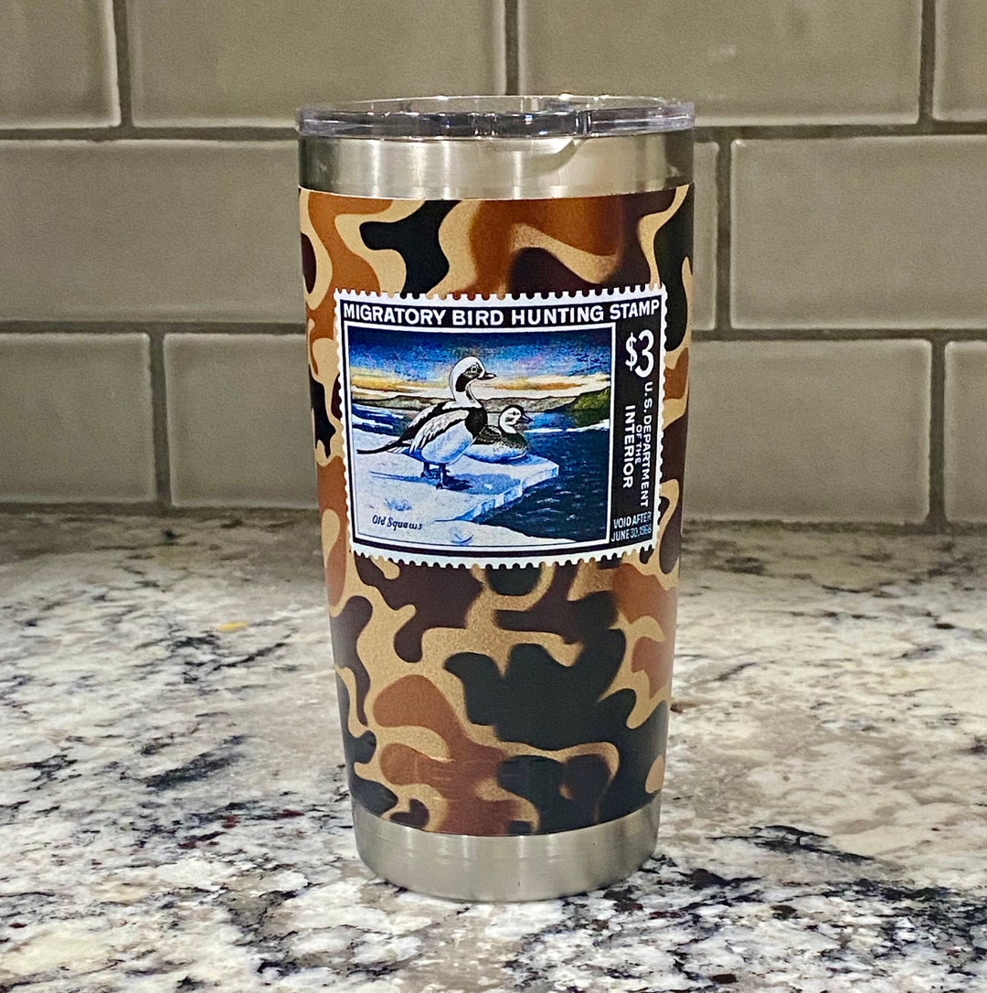 Yeti 20 Oz Tumbler Duck Stamp Old Camo 1968 OLD SQUAWS - Etsy