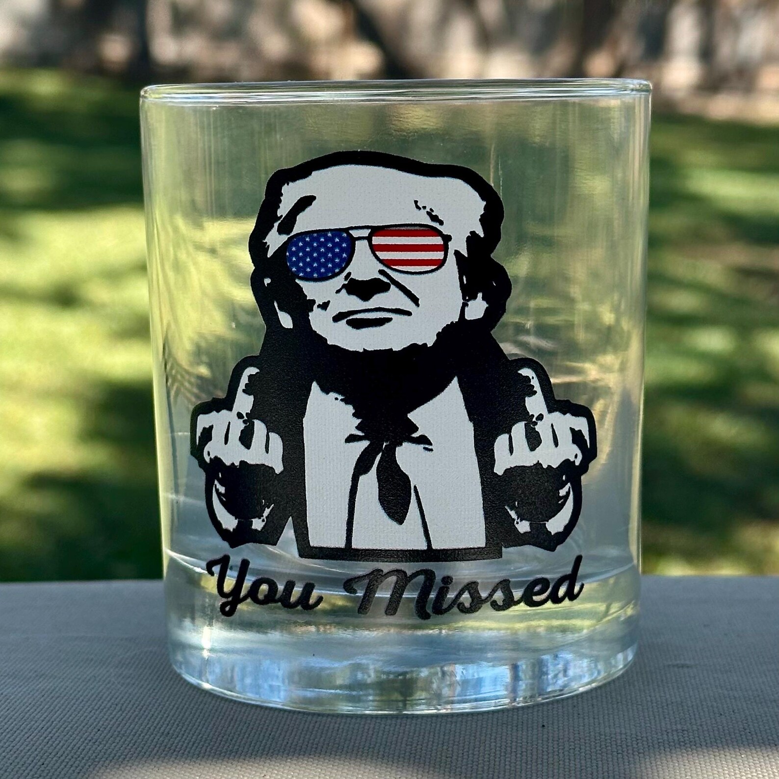 Yeti 20 Oz Trump Middle Finger YOU MISSED Tumbler - Etsy