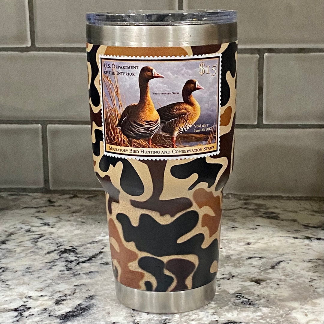 Yeti 30 Oz Tumbler Duck Stamp Old Camo 2012 WHITE-FRONTED GEESE - Etsy