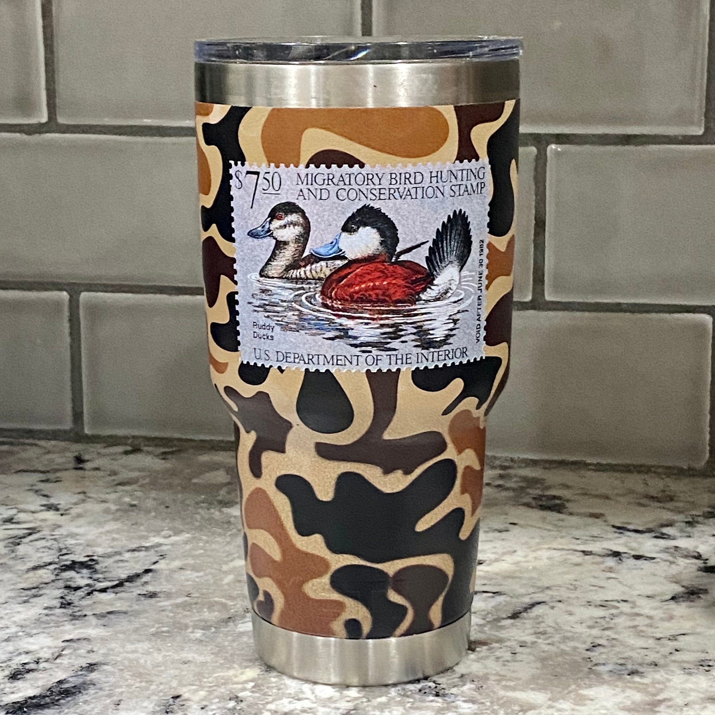 Yeti 30 Oz Tumbler Duck Stamp Old Camo 1982 RUDDY DUCKS - Etsy