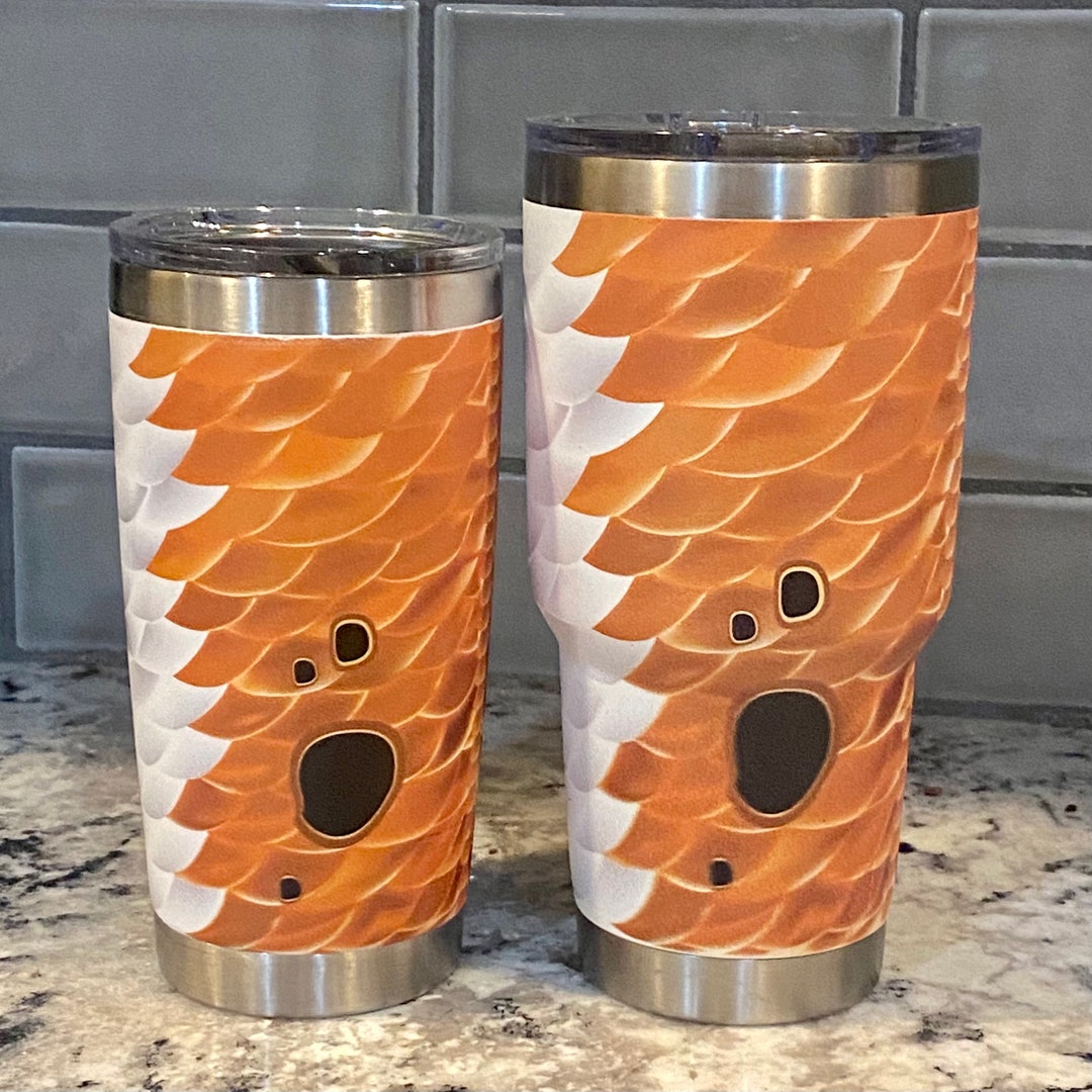 Yeti 20 Oz Tumbler RED FISH Full Wrap - UV Printed Permanent - Etsy