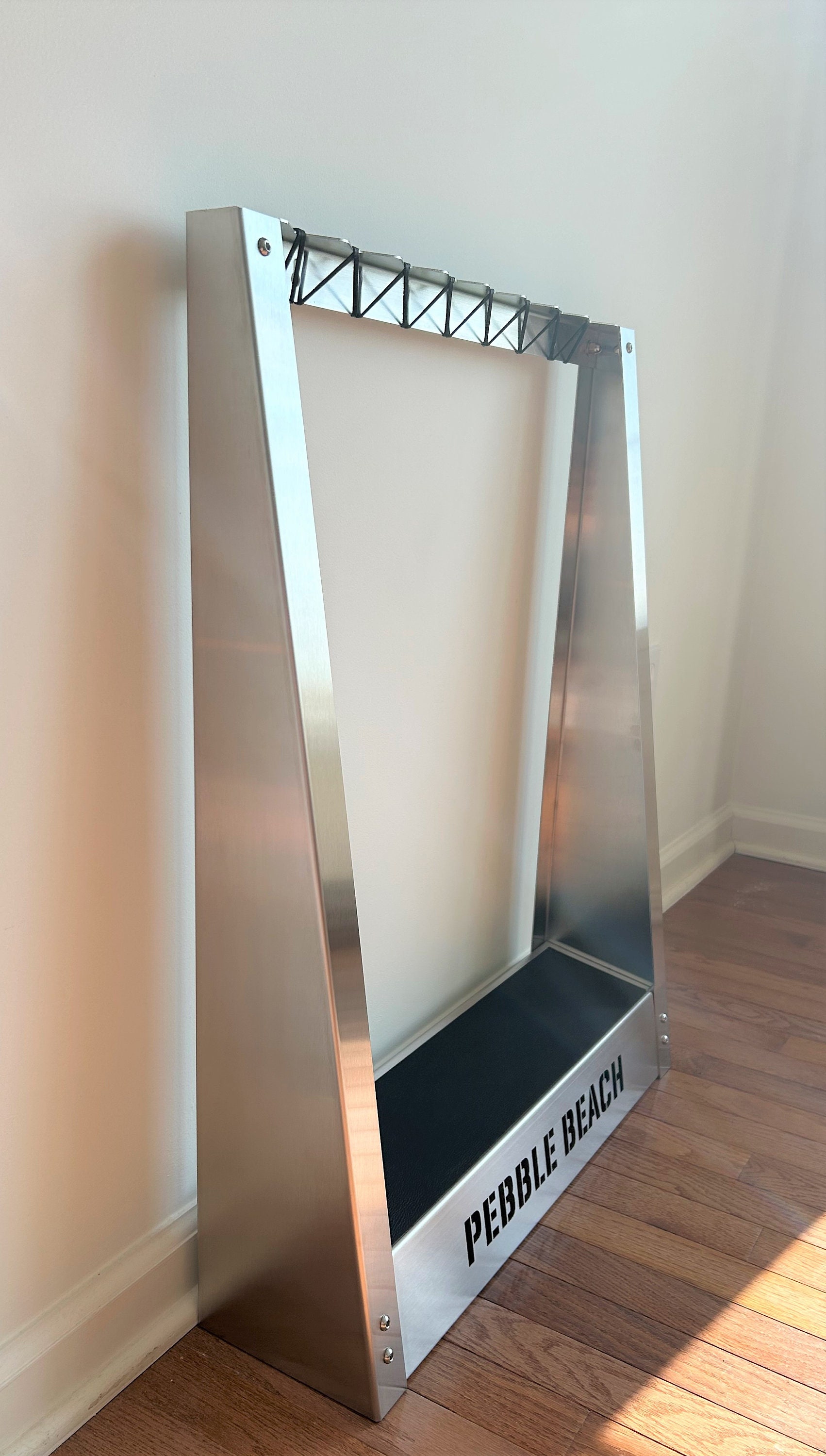 Personalized Custom Stainless Steel Golf Club Display Rack With Wall ...