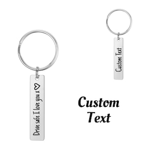 Personalised Number Plate Keyring, Number Plate Keychain, Number Plate ...