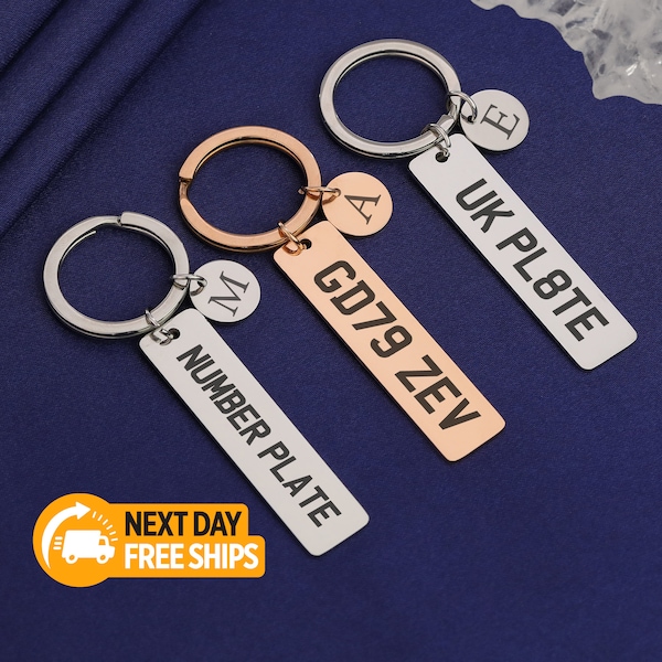 Number Plate Keyring - Etsy UK