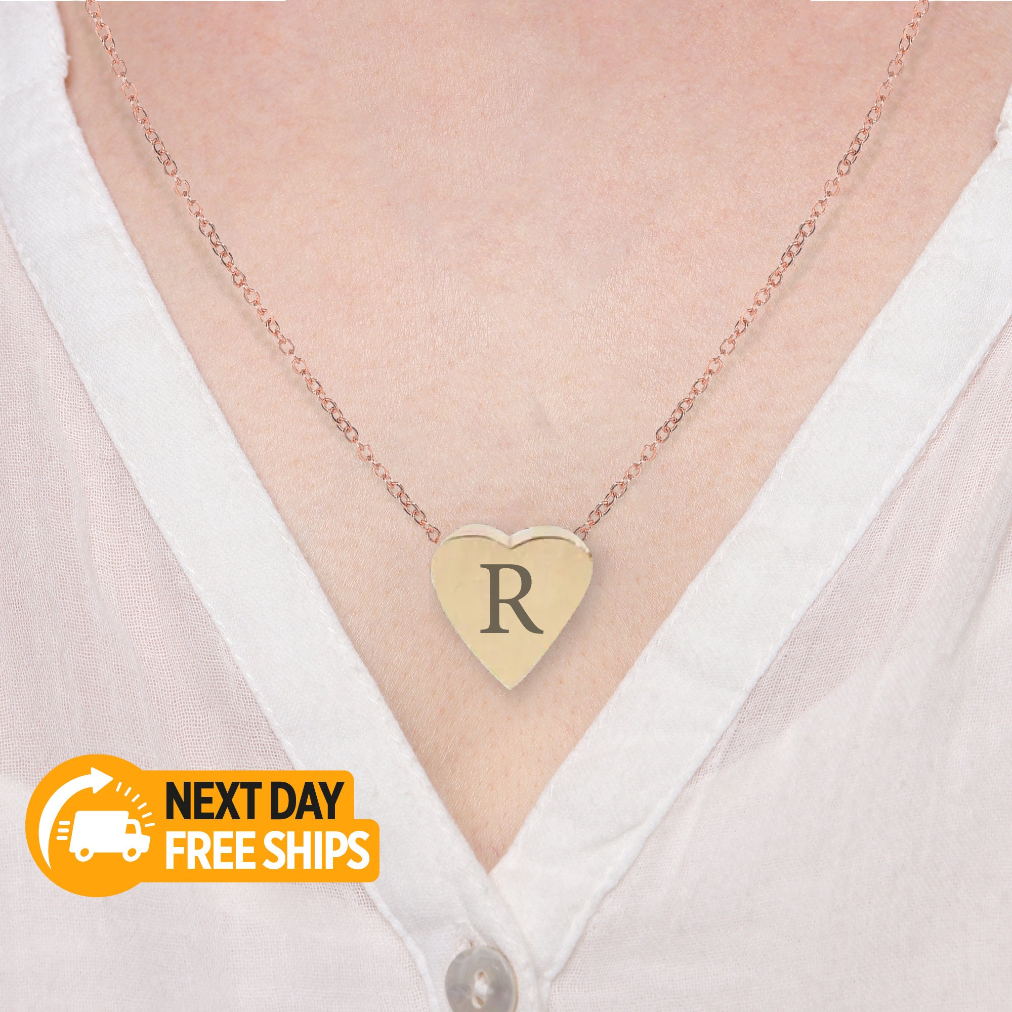 Girls Personalized Initial Necklaces for Women Dainty Unique - Etsy UK