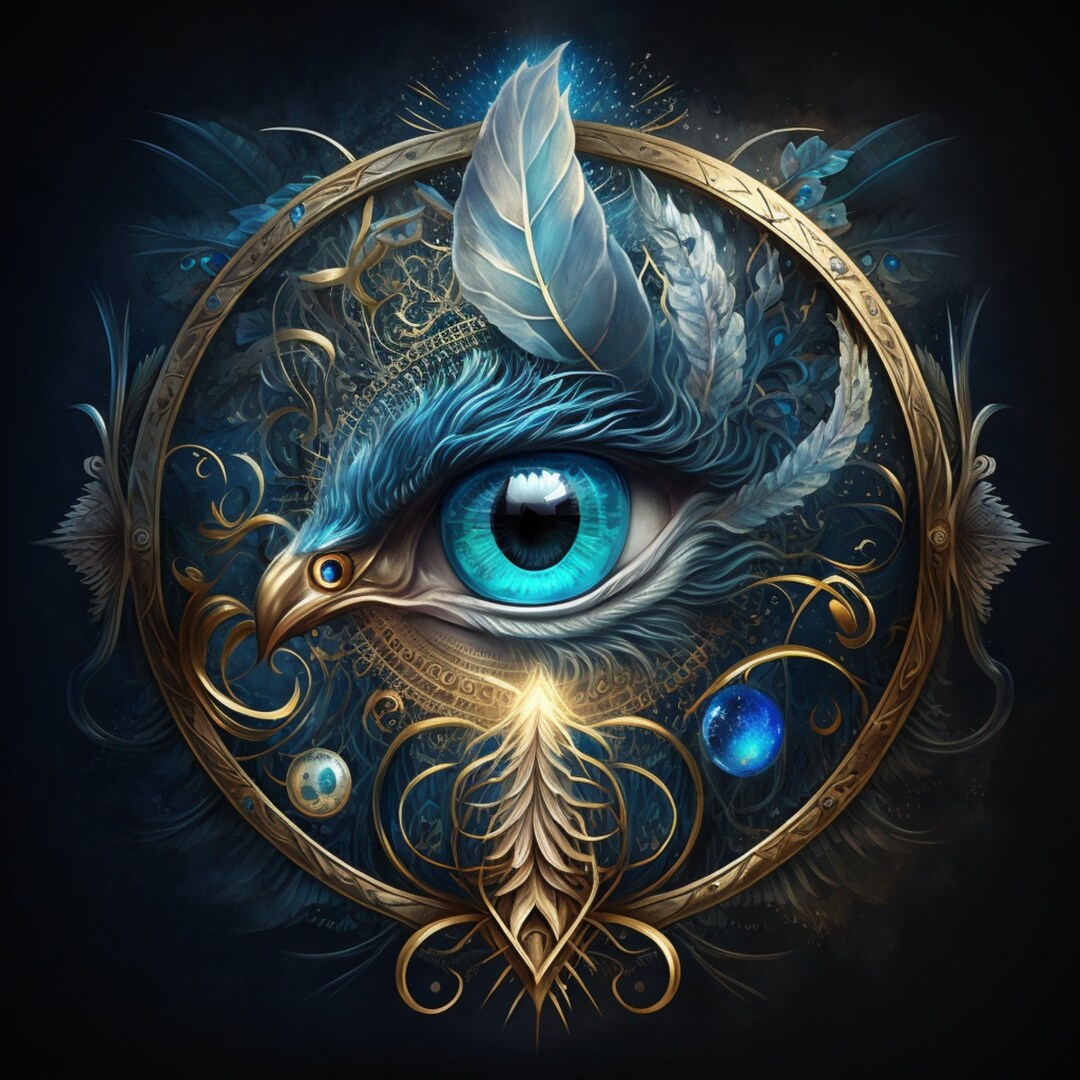 Eye of Horus Art Print (digital Download)- Egyptian Amulet - Witchy ...