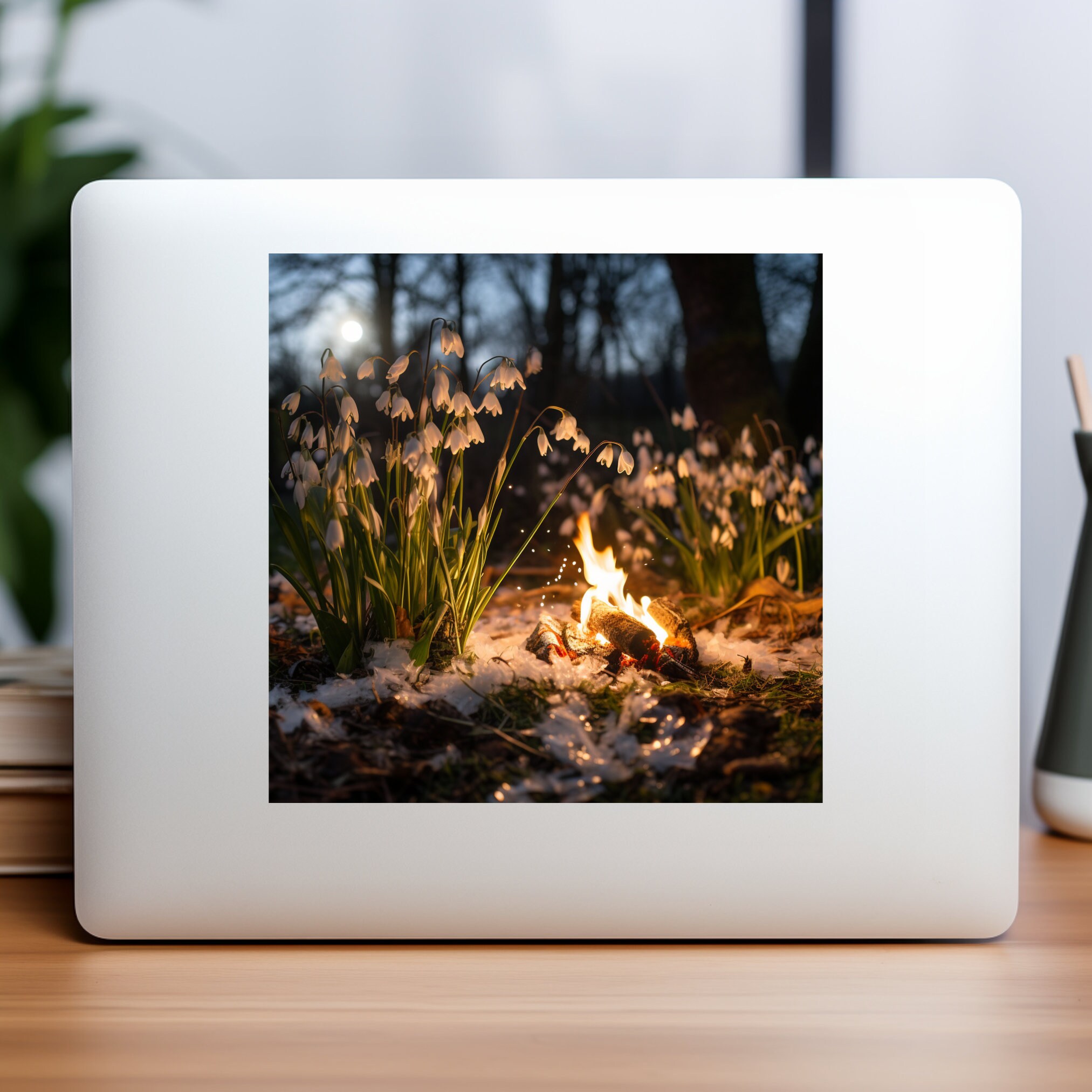 Imbolc Snowdrop Ritual digital Download Wiccan Decor With Egyptian ...