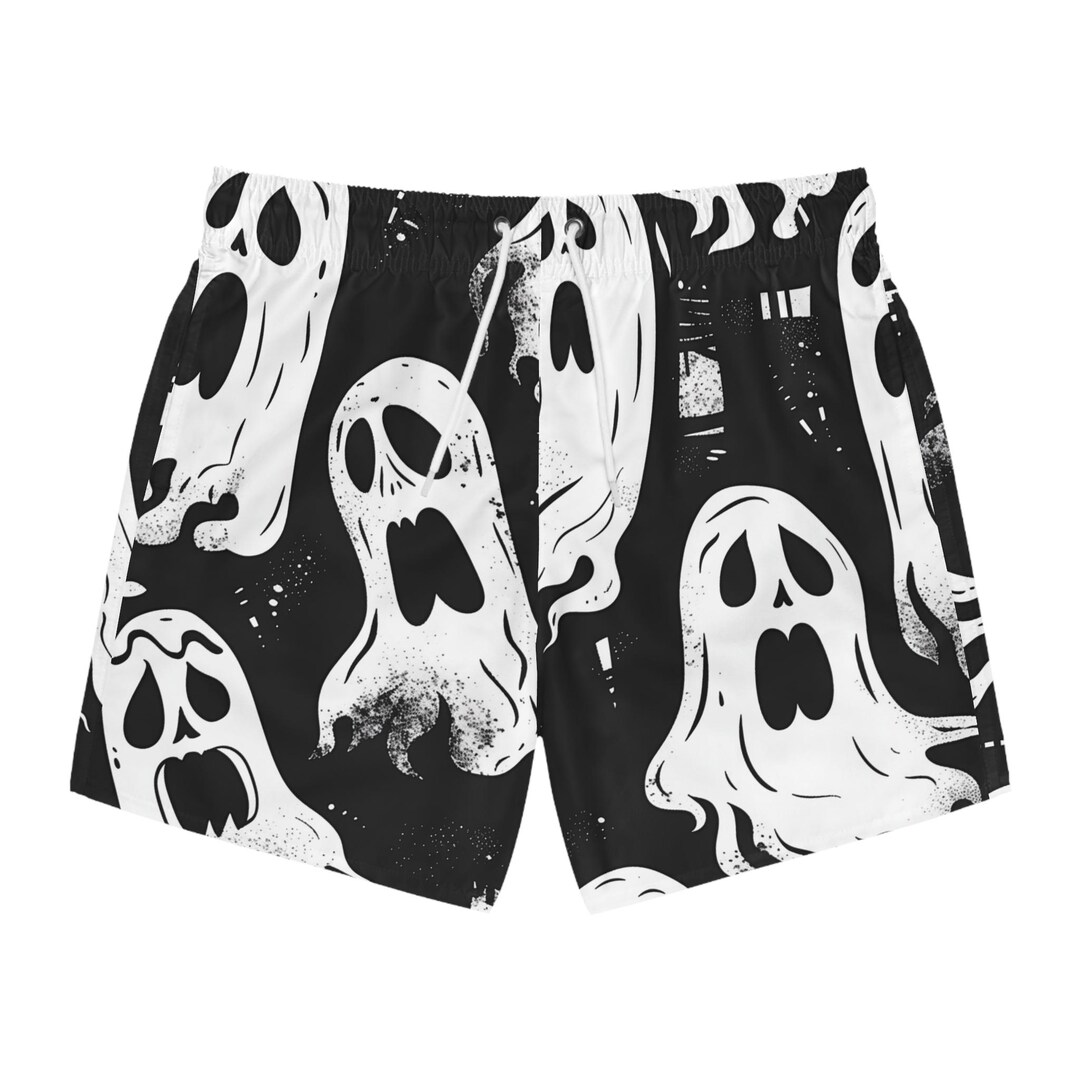 Scared Ghosts Swim Trunks - Etsy