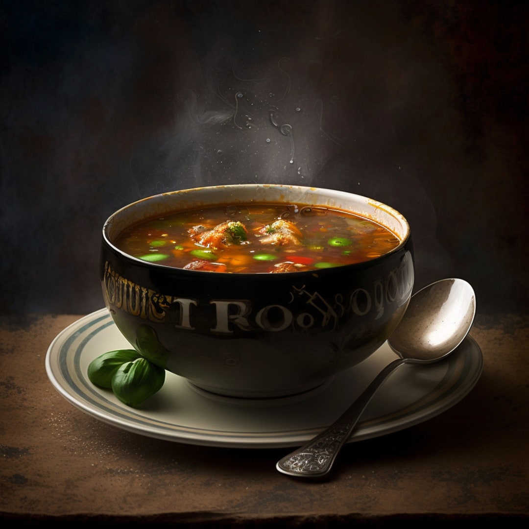 Classic Gumbo Stew Art Print digital Download Cozy Creole - Etsy
