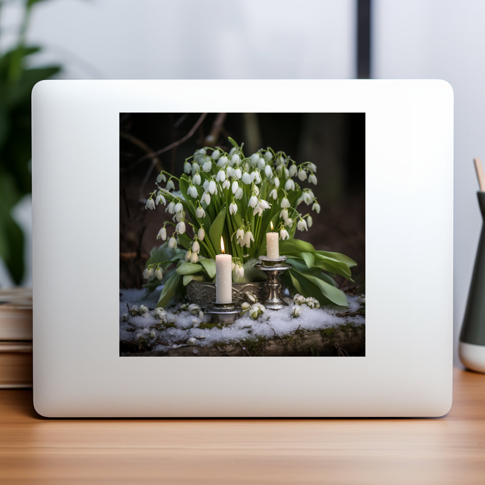 Imbolc Candlelight Vigil digital Download Serene Wiccan Decor With ...