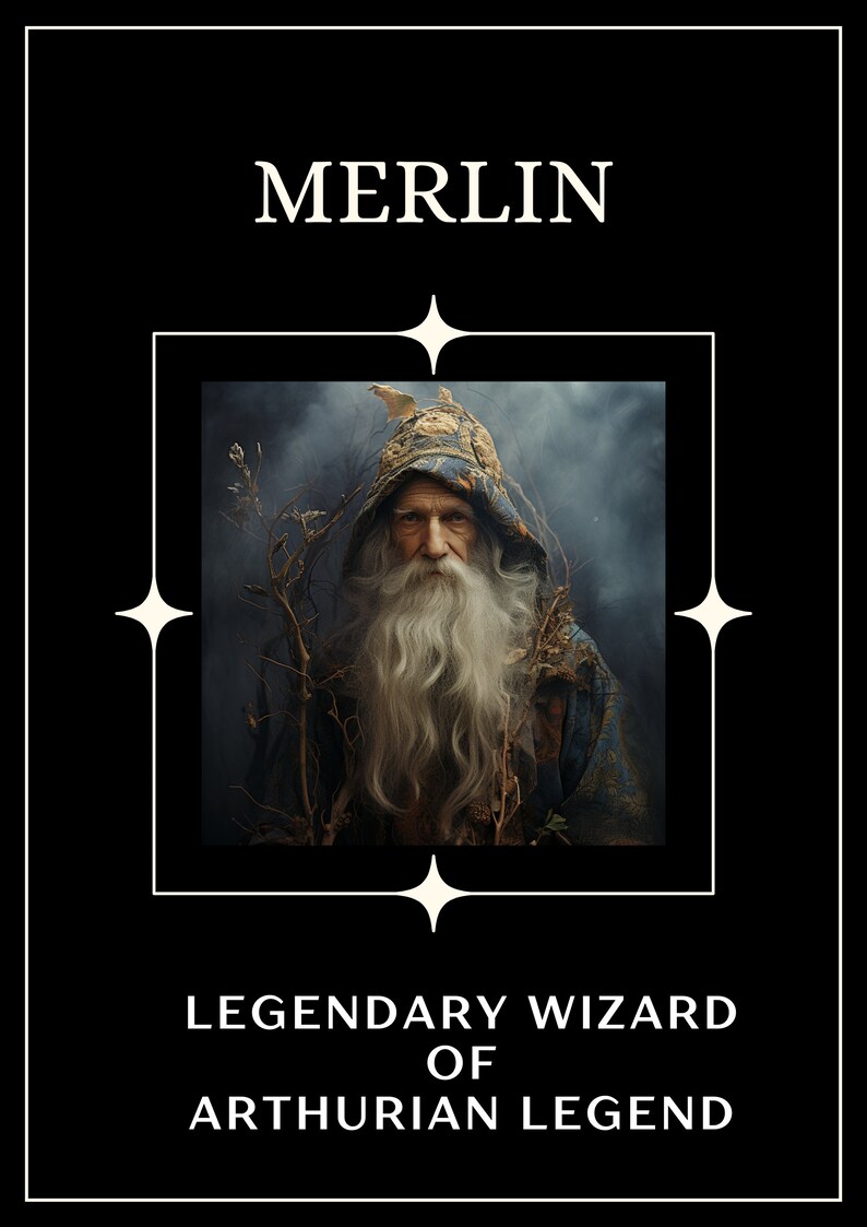 Merlin's Contemplation: the Enchanter in Repose (digital Download ...