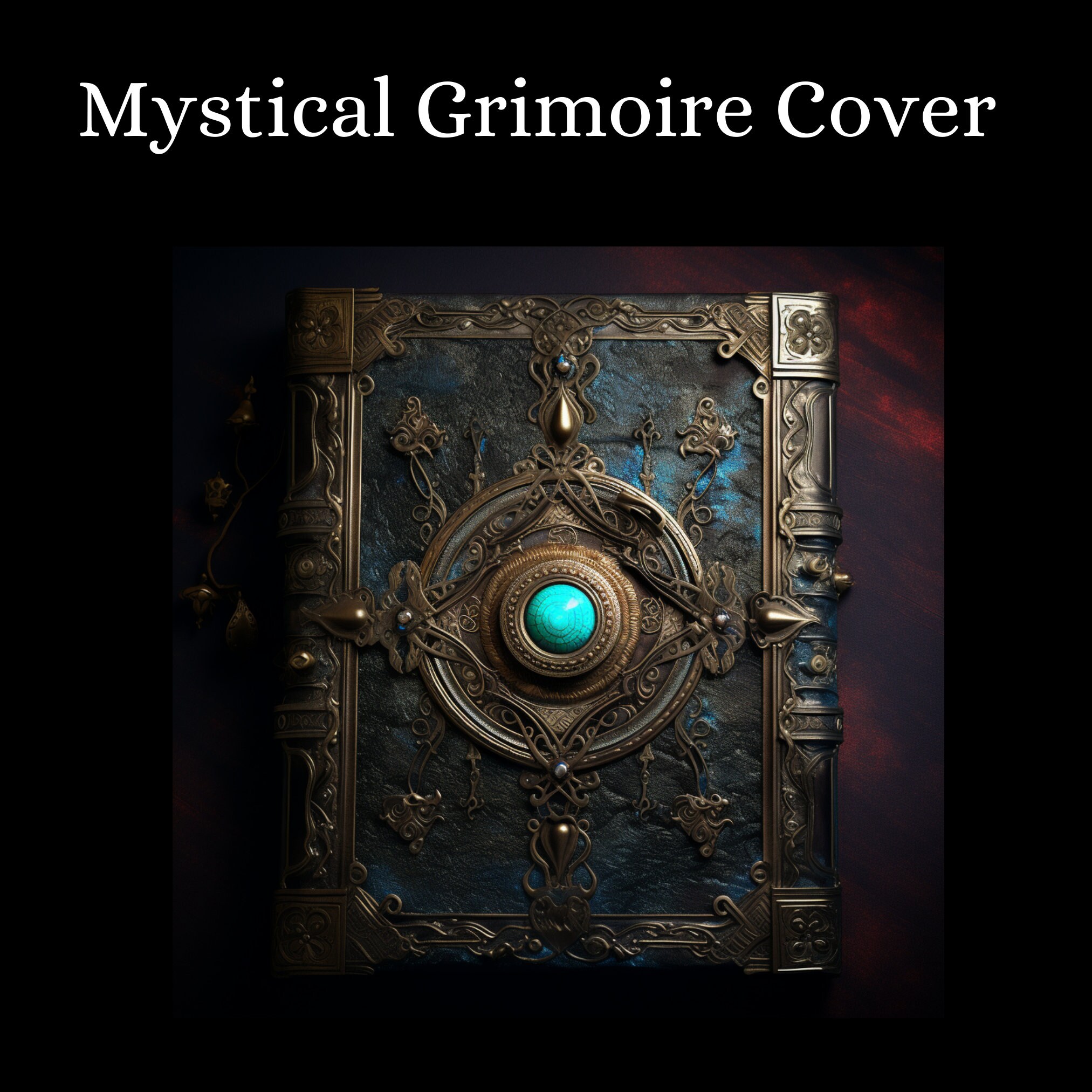 Mystical Grimoire Cover digital Download Digital Art for Book of ...