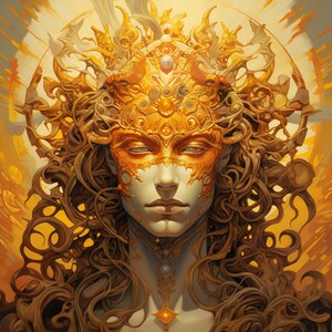 Solar Deity: Radiance of Sol digital Download Divine Feminine - Etsy
