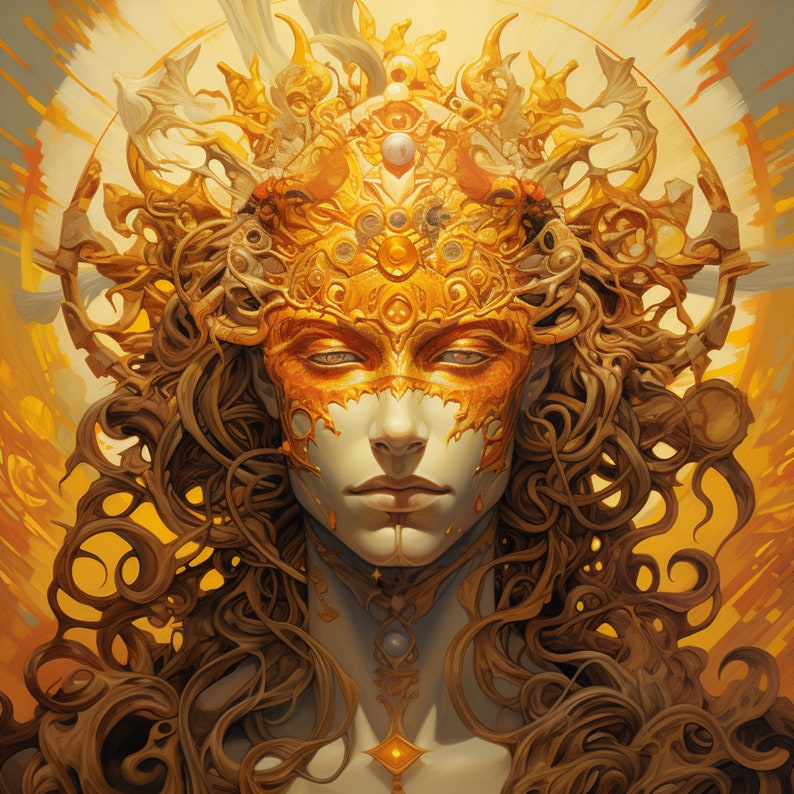 Solar Deity: Radiance of Sol digital Download Divine Feminine - Etsy