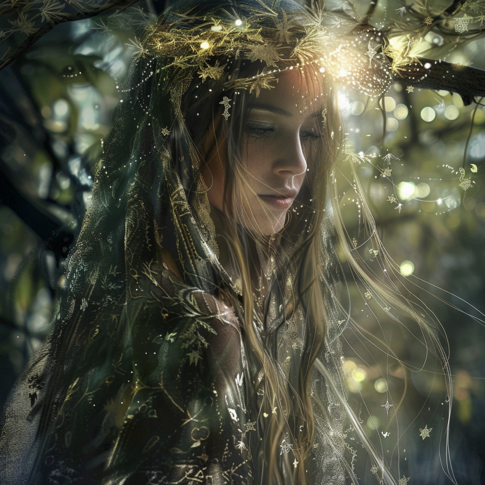Veil Thinning Enchantment digital Download Book of Shadows, Altar Decor ...