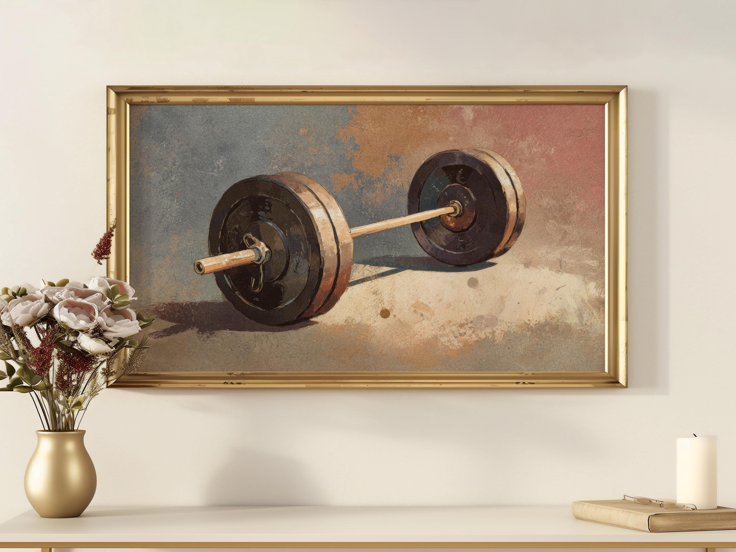 Barbell Photo Art