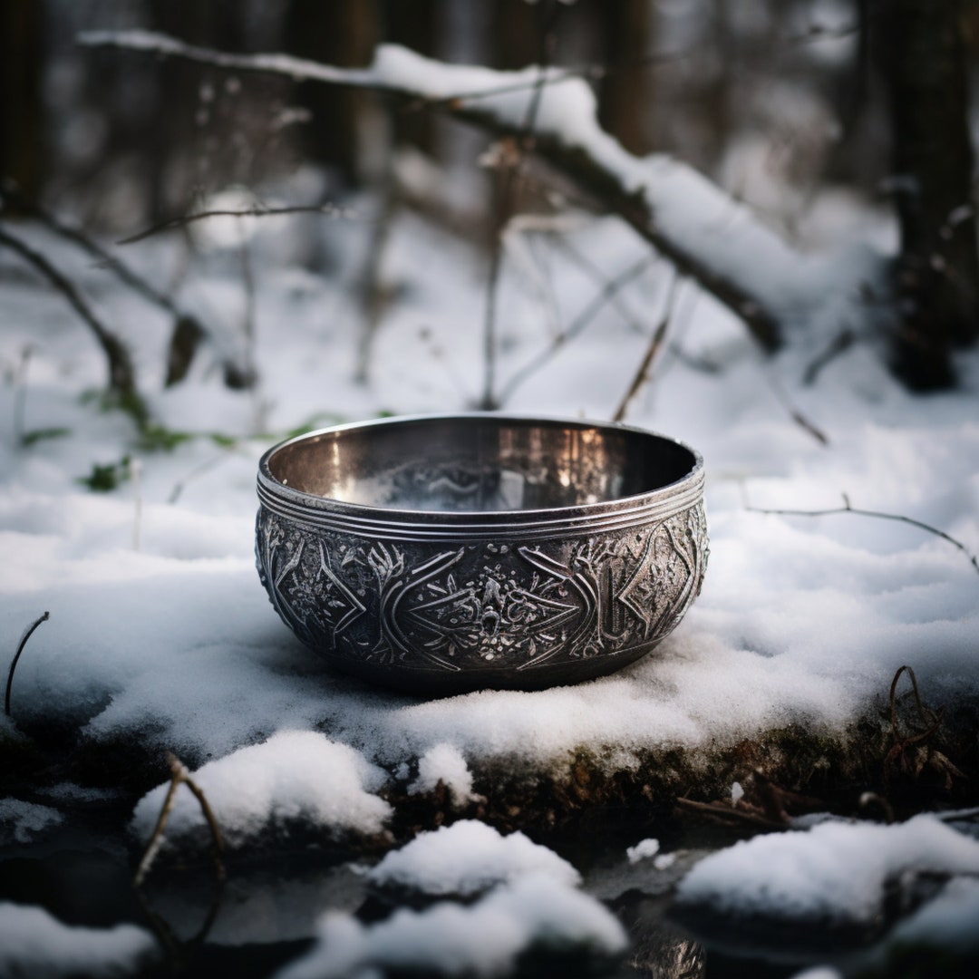 Celtic Snow Ritual Bowl digital Download Pagan Altar Decoration, Wiccan ...